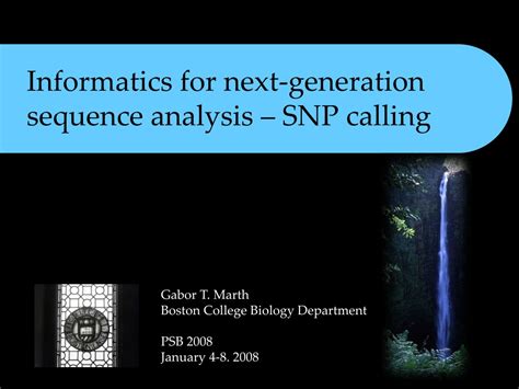 Ppt Informatics For Next Generation Sequence Analysis Snp Calling