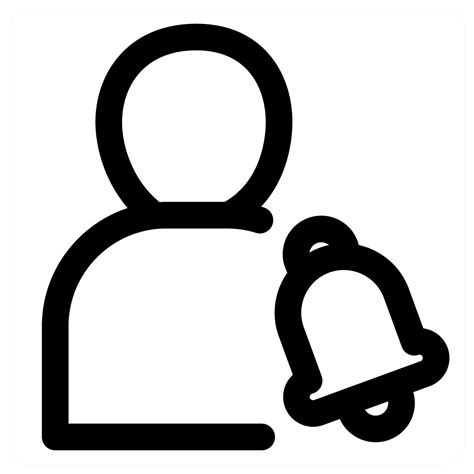 User Notification And Profile In Black Color 60322245 Vector Art At Vecteezy