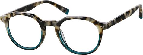 Dark Tortoiseshell Geometric Glasses 4430339 Zenni Optical Zenni