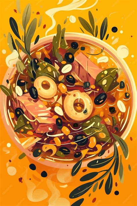 Premium Vector Brazilian Feijoada And Black Bean Stew