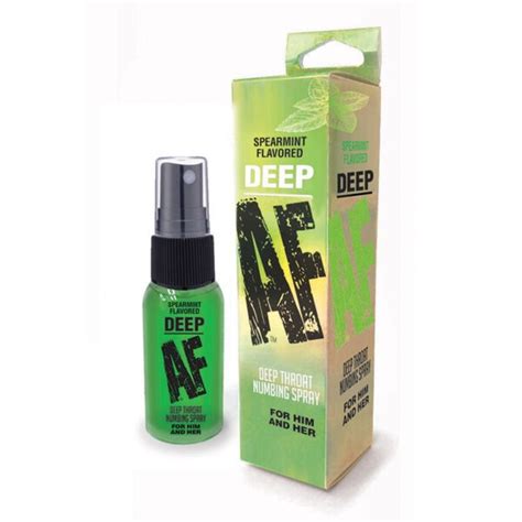 Deep Af Mint Flavoured Deep Throat Spray Endless Desires