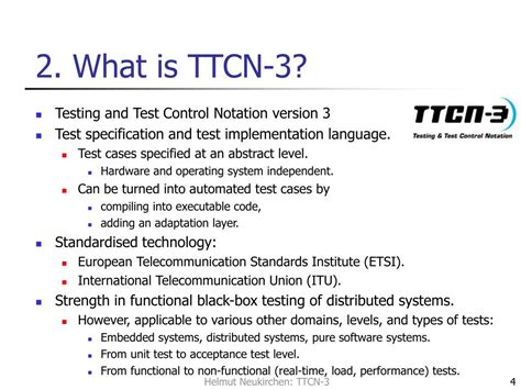 ppt an overview on the testing and test control notation version 3