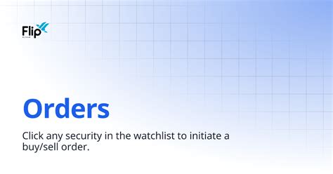 Orders User Manual