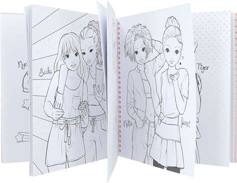 Topmodel Coloring Book Cutie Star 12434 Shop Online At Papiton