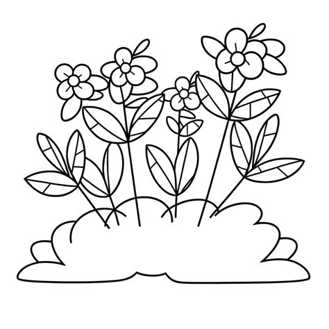 Coloriages Gratuits De Buisson à Imprimer Plaisir Créatif Sans Frais