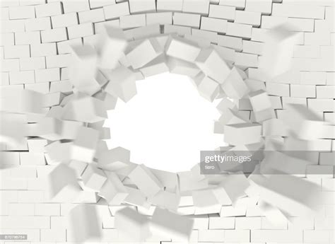 3d Brick Explosion High Res Vector Graphic Getty Images