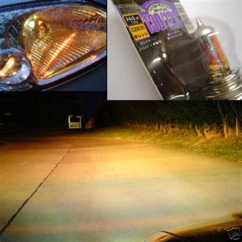 CATZ H4 9003 HID AMBER Halogen Light Bulb fits PIAA KC Hella