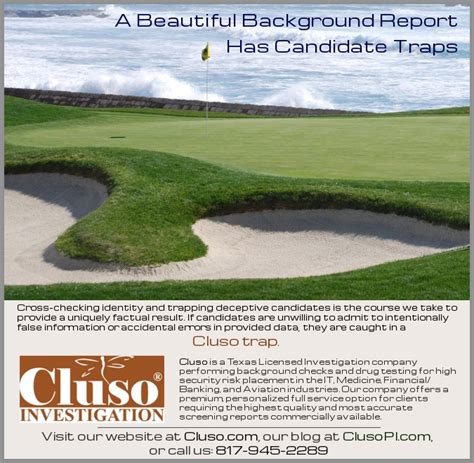 Find A Background Screening Company Cluso Investigation