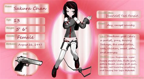Sakura Character Sheet By Scarletrose101 On Deviantart