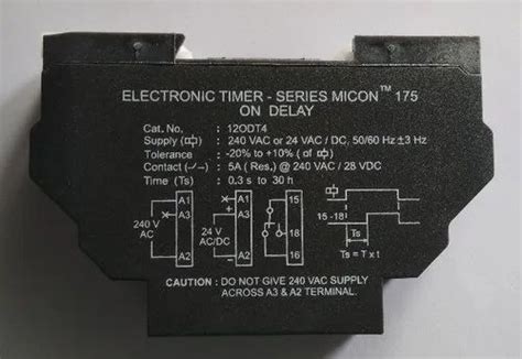 GIC MAKE V Ac Electronic On Delay Timer Model Name Number ODT At Unit In Surat