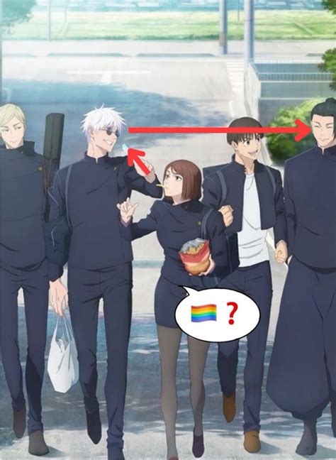 Okay But Like Why Is Gojo Looking At Geto Like That 🤨🏳️‍🌈 📸 Cute