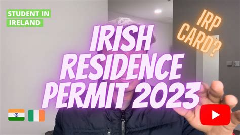 What Is Irpirish Residence Permit Card Documents Required How