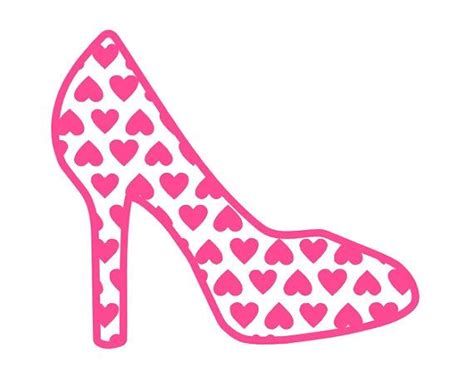 Heart High Heel Vinyl Decal Shoe Lovers Unite High Heels Vinyl