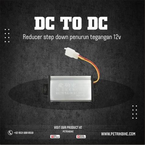 Jual Step Down Penurun Tegangan Dc To Dc Motor Listrik 36 85volt To 12v