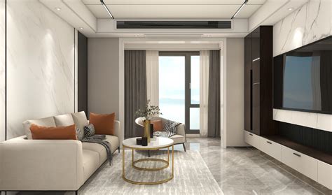 现代简约127m2天安逸品128㎡装修效果图 装修设计方案 酷家乐3d云设计