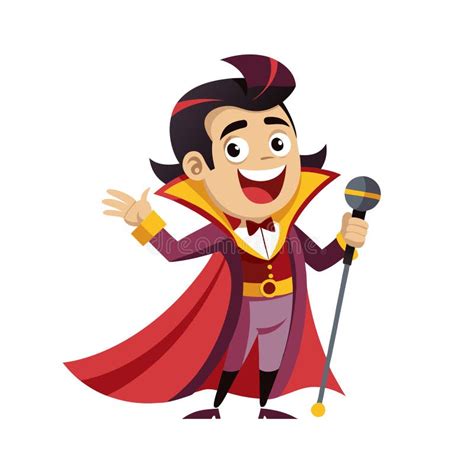 Charismatic Opera Singer Fun Design Stock Vector Illustration Of Opera Character 353448459