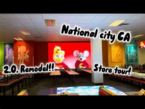 Chuck E Cheese National City Ca Remodel Store Tour Youtube