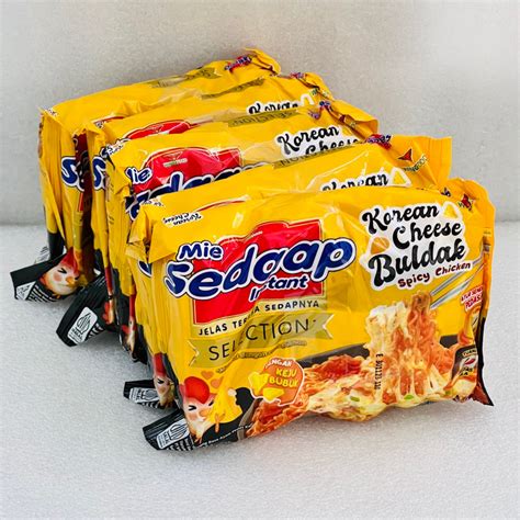 G X Pcs Wingsfood Mie Sedaap Instant Korean Cheese Buldak Spicy