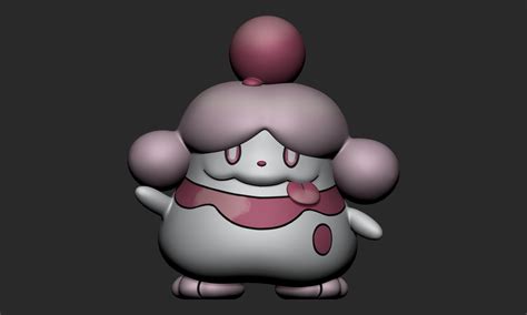 Pokemon Slurpuff With 2 Poses 3d Model 3d Printable Cgtrader