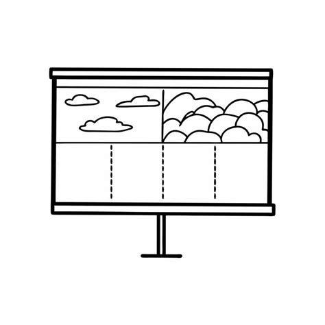 Plano Predicción Clima Mapa Para Elecciones Concepto Como De Un Clima Mapa Estilo Gráfico