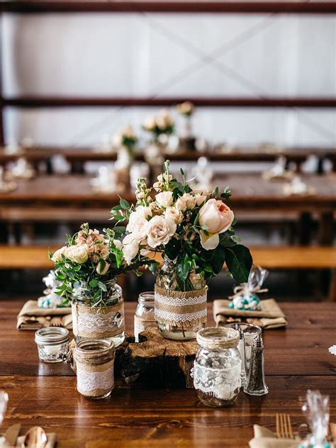 Country Centerpieces For Weddings