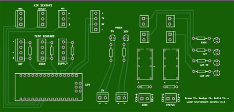 Laser Temperature Monitor Custom Pcb Kit Fox Lake Laser