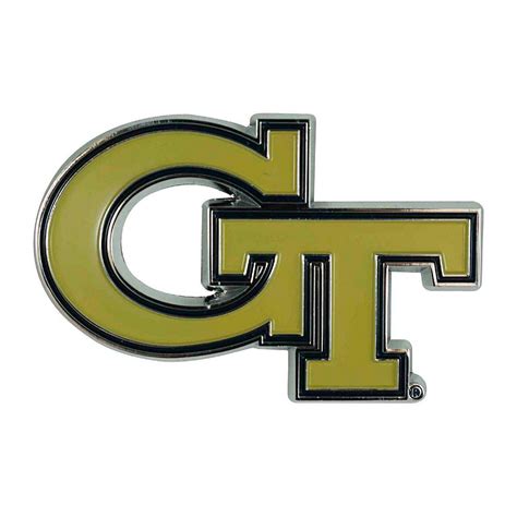 Sports Licensing Solutions Llc Georgia Tech Color Emblem Gold 3