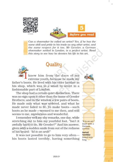 Jac Board Class 7 English Chapter 5 Book Pdf Quality Might Learn