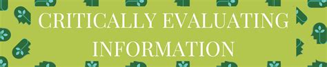 Step 3 Critically Evaluating Information Research And Referencing