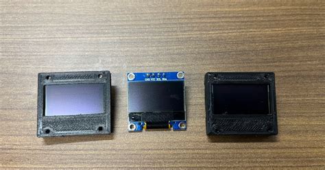 Inch OLED I C IIC Display Module By Jan Yang Download Free STL