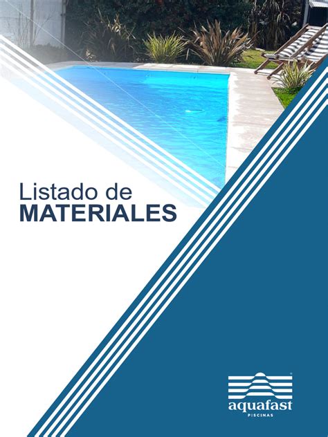 Listado De Materiales Ok Pdf Materiales De Construcción
