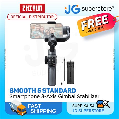 Zhiyun Smooth 5s Combo 3 Axis Gimbal Stabilizer With Detachable Tripod