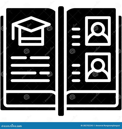 Yearbook Icon High School Related Vector Illustration Stock Vector