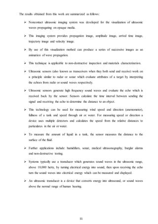 A Report On Ultrasonic Distance Measurement DOCX