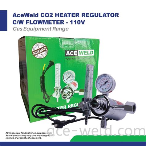 Aceweld Co2 Heater Regulator C W Flowmeter 110v Selangor Malaysia Kuala Lumpur Kl Puchong