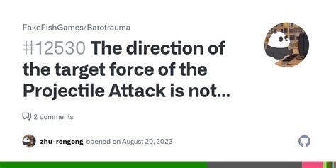The Direction Of The Target Force Of The Projectile Attack Is Not The