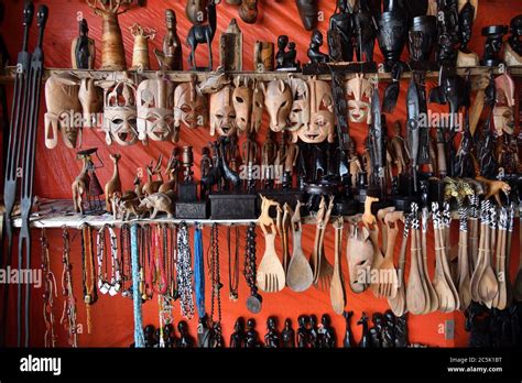 Handcrafted Or Handmade African Souvenir Traditional African Masks