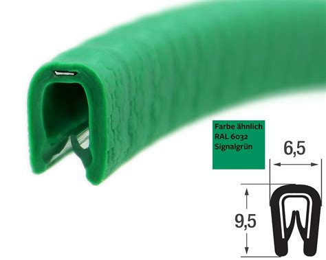 SMI Kantenschutzprofil Kantenschutz für Bleche 0 5 32 mm Klemmprofil