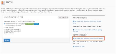 how to install an ssl certificate supporthost