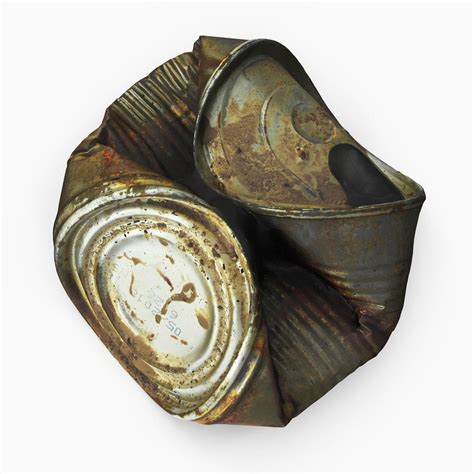 Rusty Tin Model Turbosquid 1170350