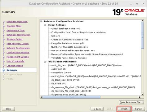 Oracle Database 19c Dbcadataase Configuration Assistant安装数据库