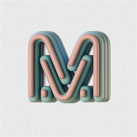 Ilustración 3d de caracteres alfabéticos en estilo disco Archivo PSD