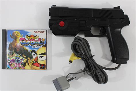 Namco Npc 103 Guncon Light Gun Controller W Gunbarl Playstation B