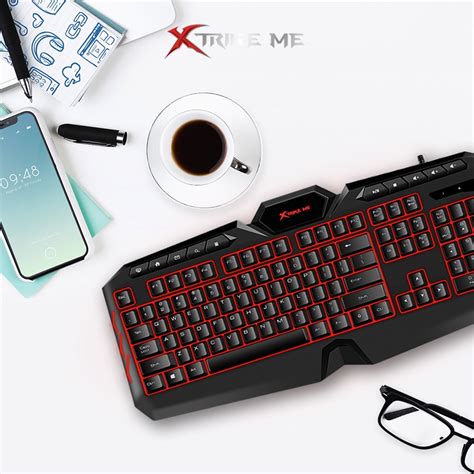 XTRIKE ME 7 Color Backlight Wired Gaming Keyboard Memoxpress Online