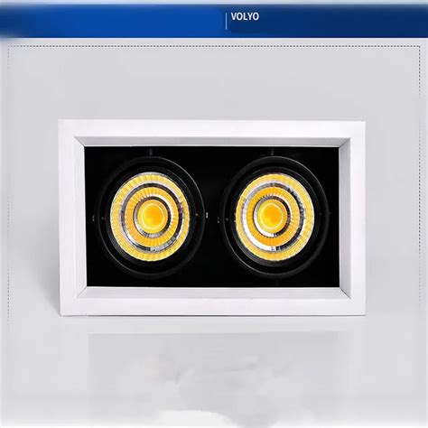 Rectangular Recessed Downlighter Fitting African Light Power Systems