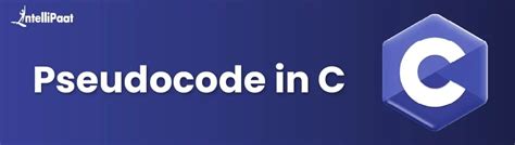 Pseudocode In C Intellipaat