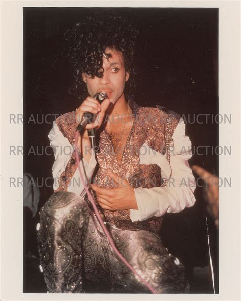 Prince 1984 Pre Purple Rain Tour Original Vintage Color Photograph By