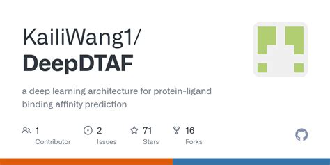 Github Kailiwang Deepdtaf A Deep Learning Architecture For Protein Ligand Binding Affinity