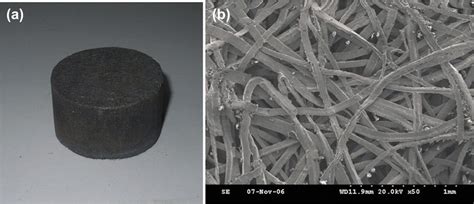 A Macrostructure And B Microstructure Of The Porous Metal Material 184