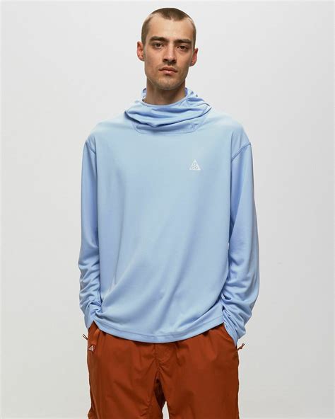 Nike Acg Dri Fit Adv Lava Tree Uv Hoodie Blue Longsleeves Nike